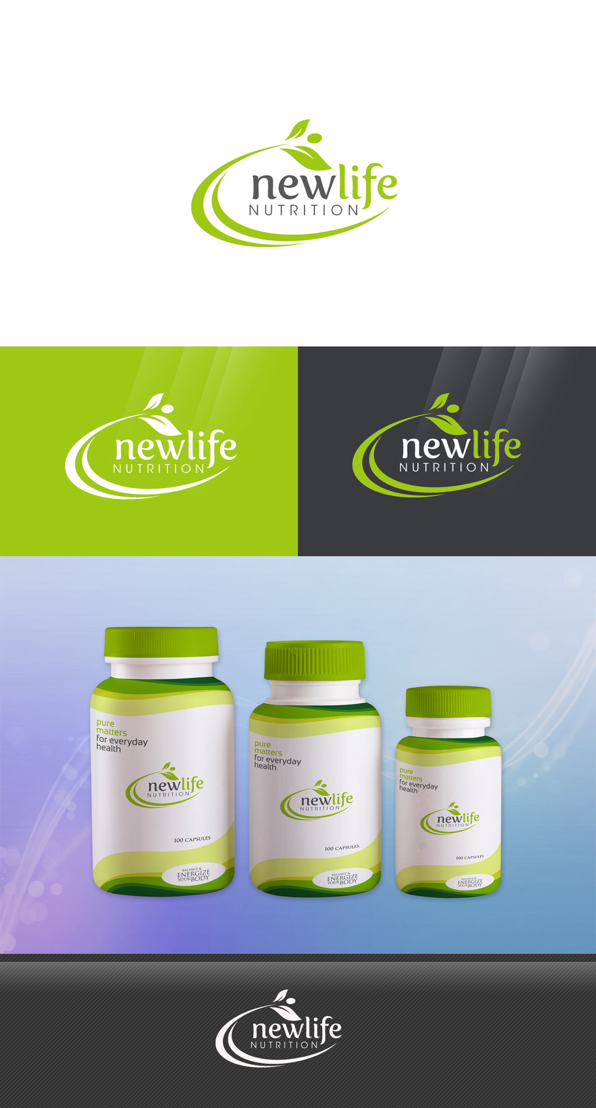 Neues Firmenlogo New Life Nutrition » Logo-Design » designenlassen.de