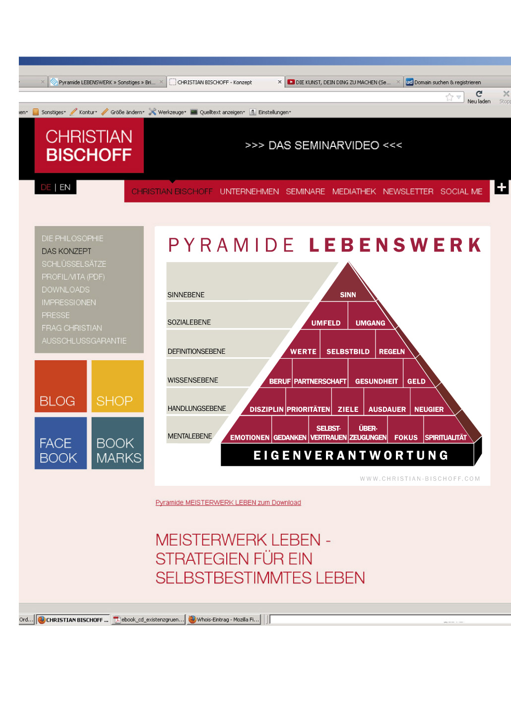 Pyramide LEBENSWERK » Design » designenlassen.de