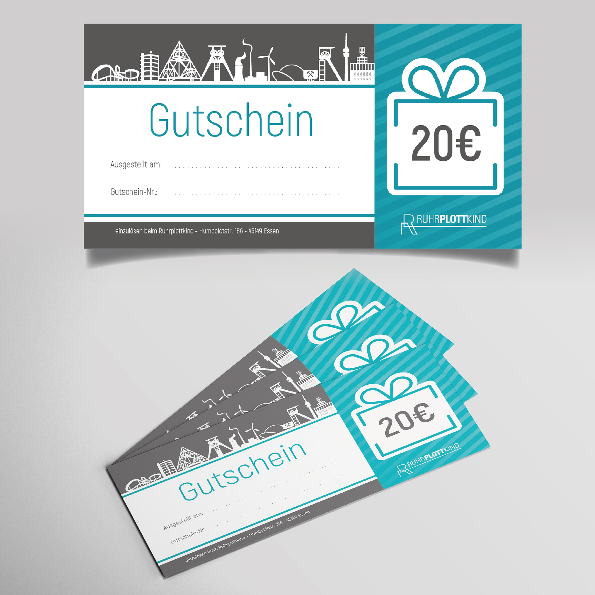 Gutschein-Design für Einzelhandel für Plotterfol.. » Gutschein-Design ...
