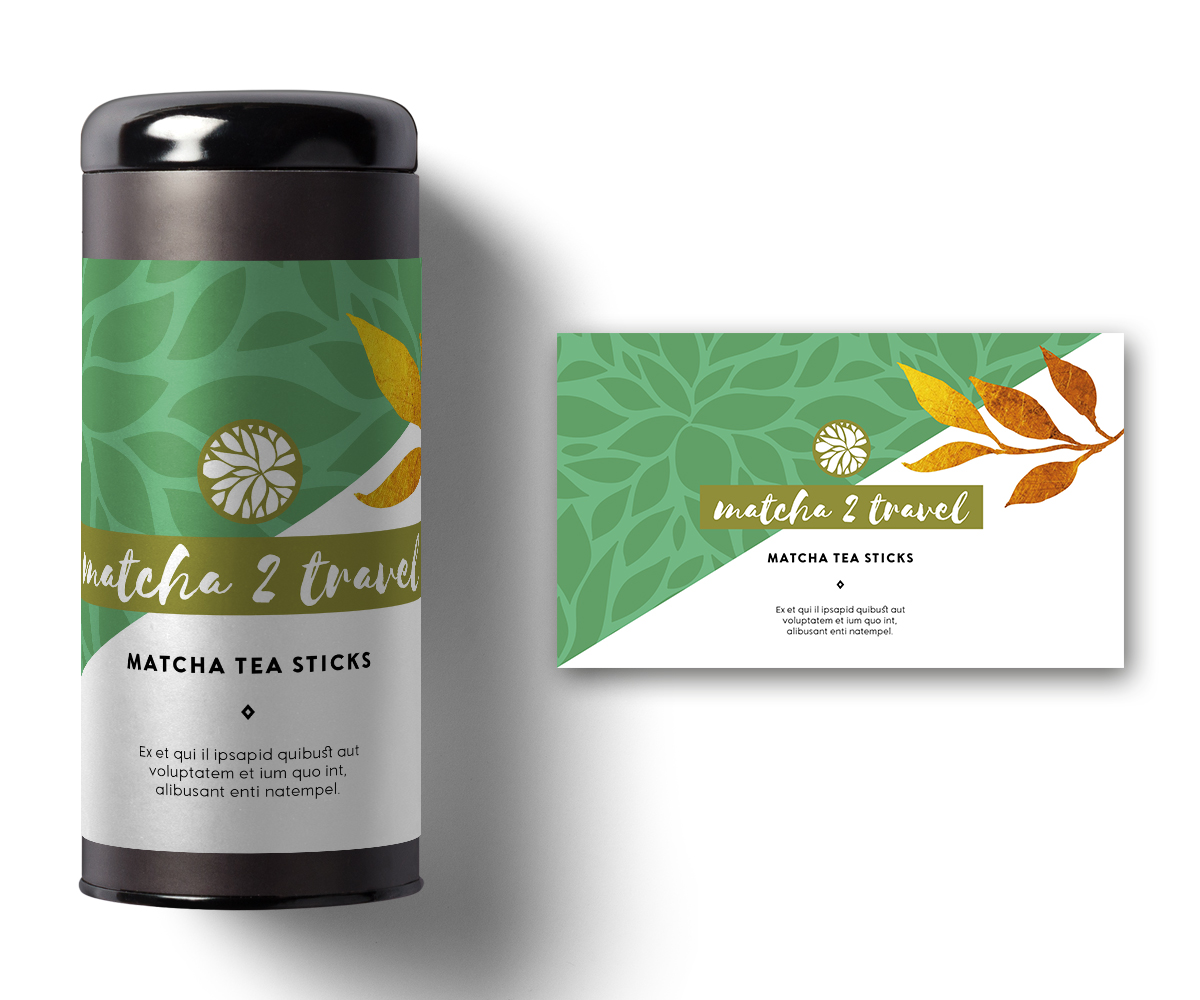 Verpackungen für Matcha Tee Sticks » Packaging » designonclick.com