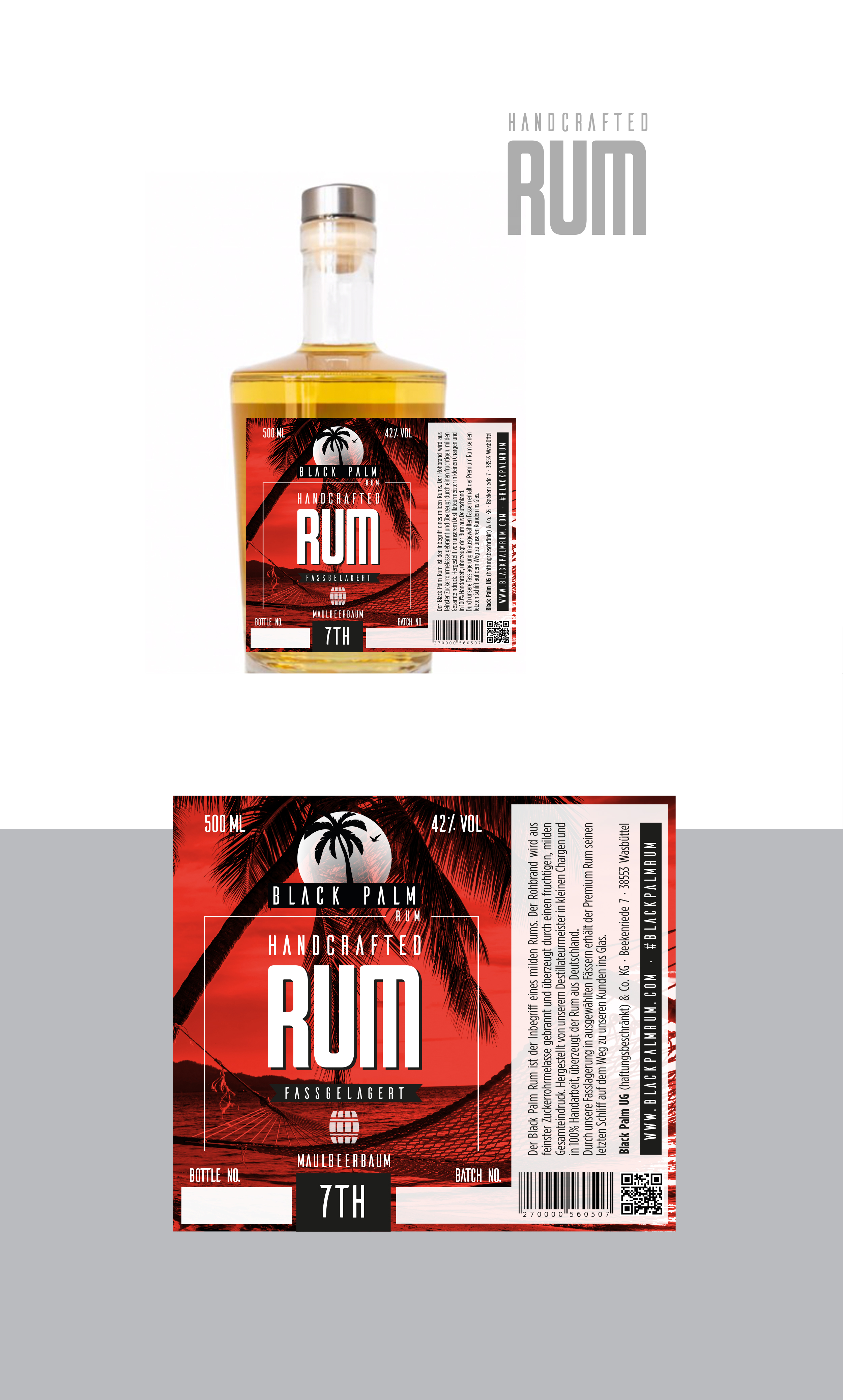 Etiketten-Design für fassgelagerten Rum » Etiketten » Briefing ...