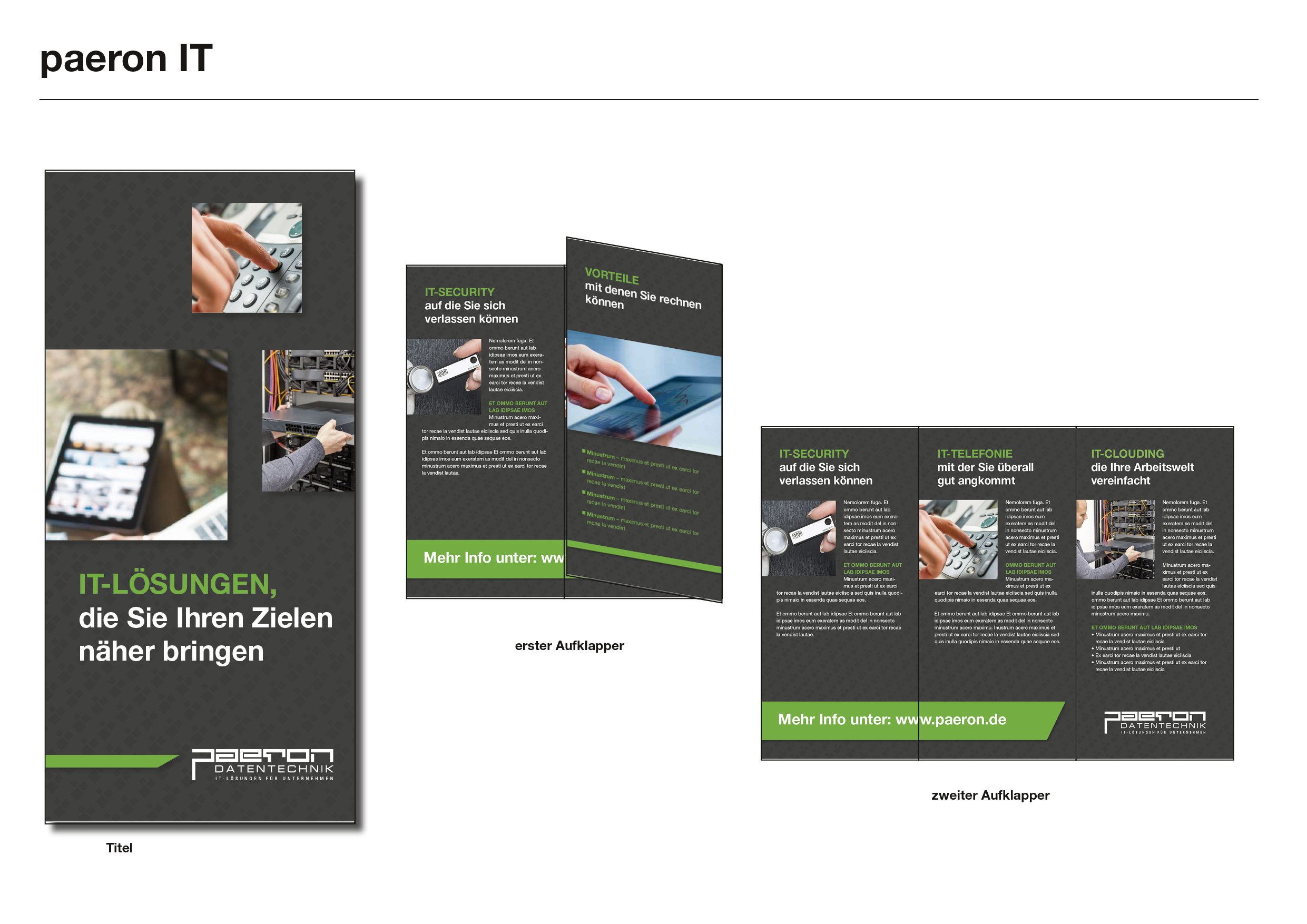 IT Dienstleister sucht Flyer » Flyer-Design » Briefing » designenlassen.de