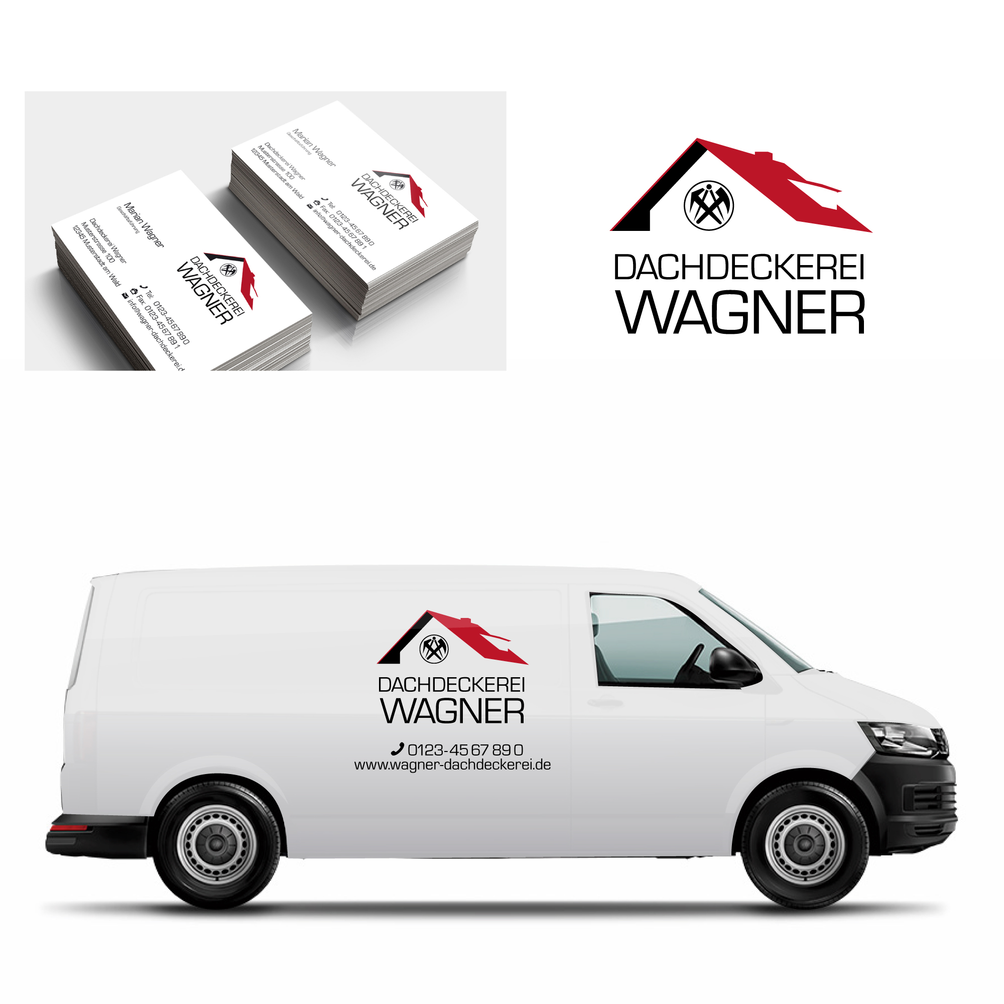 Logo-Design für Dachdeckerbetrieb » Logo » designen-lassen.ch