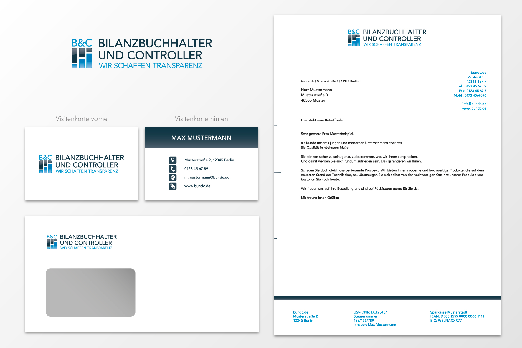 Re-Design für B&C Bilanzbuchhalter & Con.. » Corporate Design ...