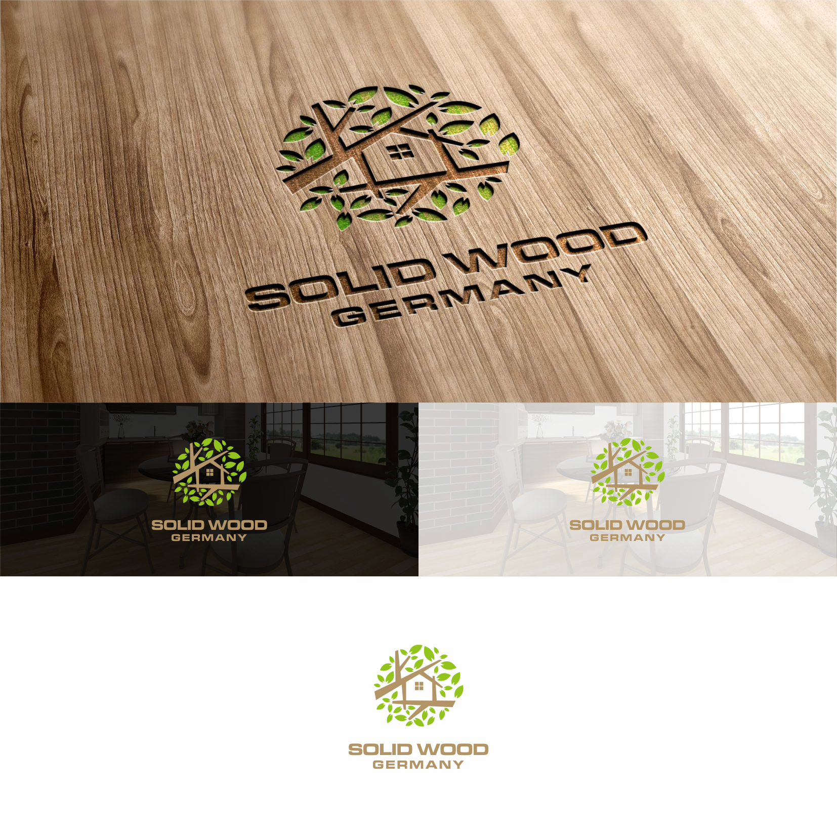 Logo-Design für Solid Wood Germany » Logo-Design » designen-lassen.ch