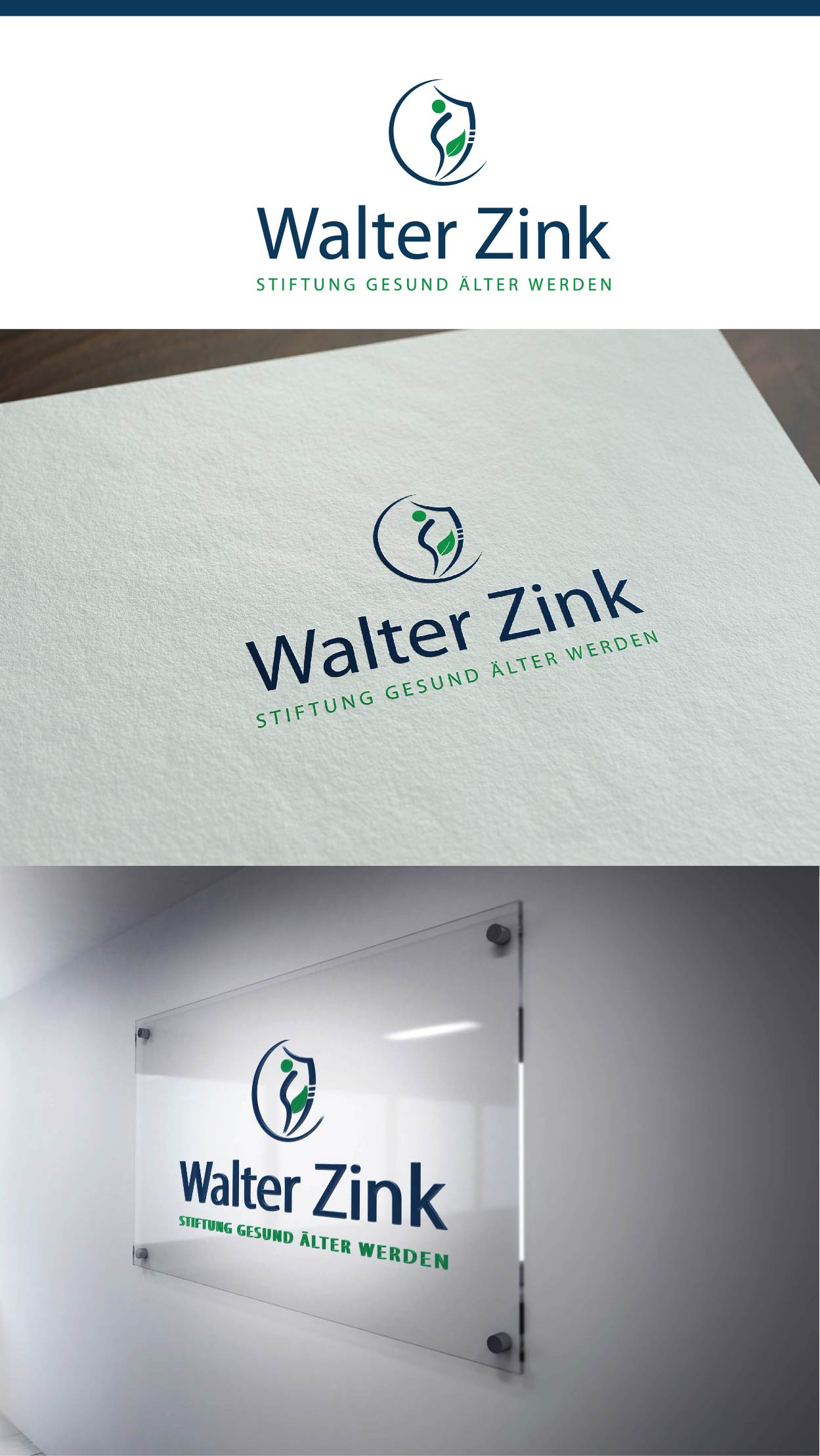 Logo für Walter Zink Stiftung gesund älter werden » Logo-Design ...