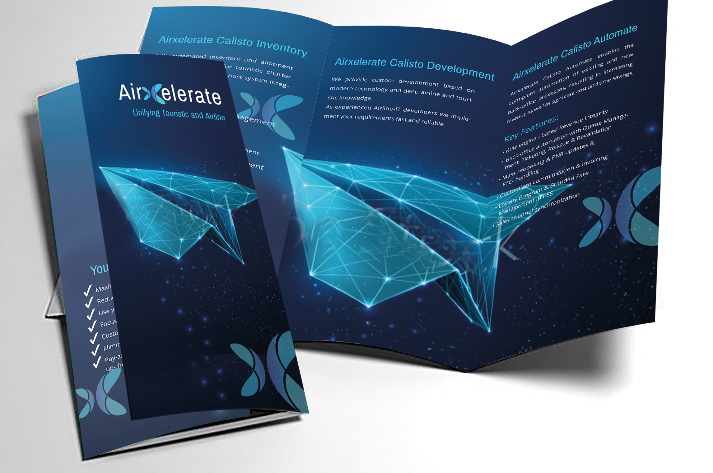 Falzflyer-Design für Softwareprodukte » Flyer design » Design briefing ...