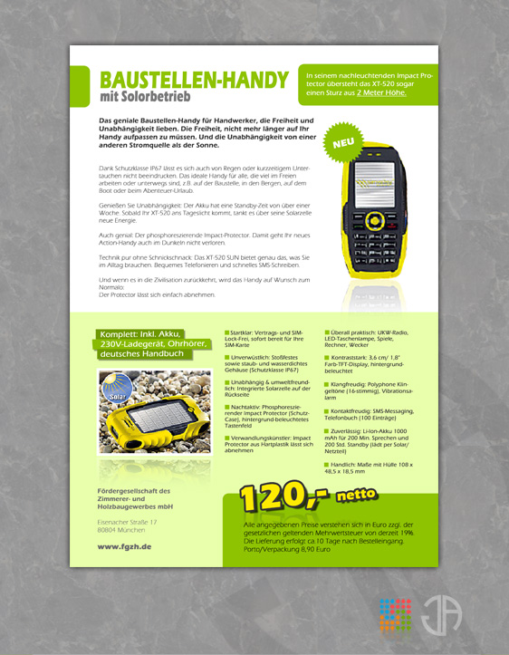 3 x DIN A4 Flyer, Vorder- und Rückseite » Flyer-Design » designenlassen.de