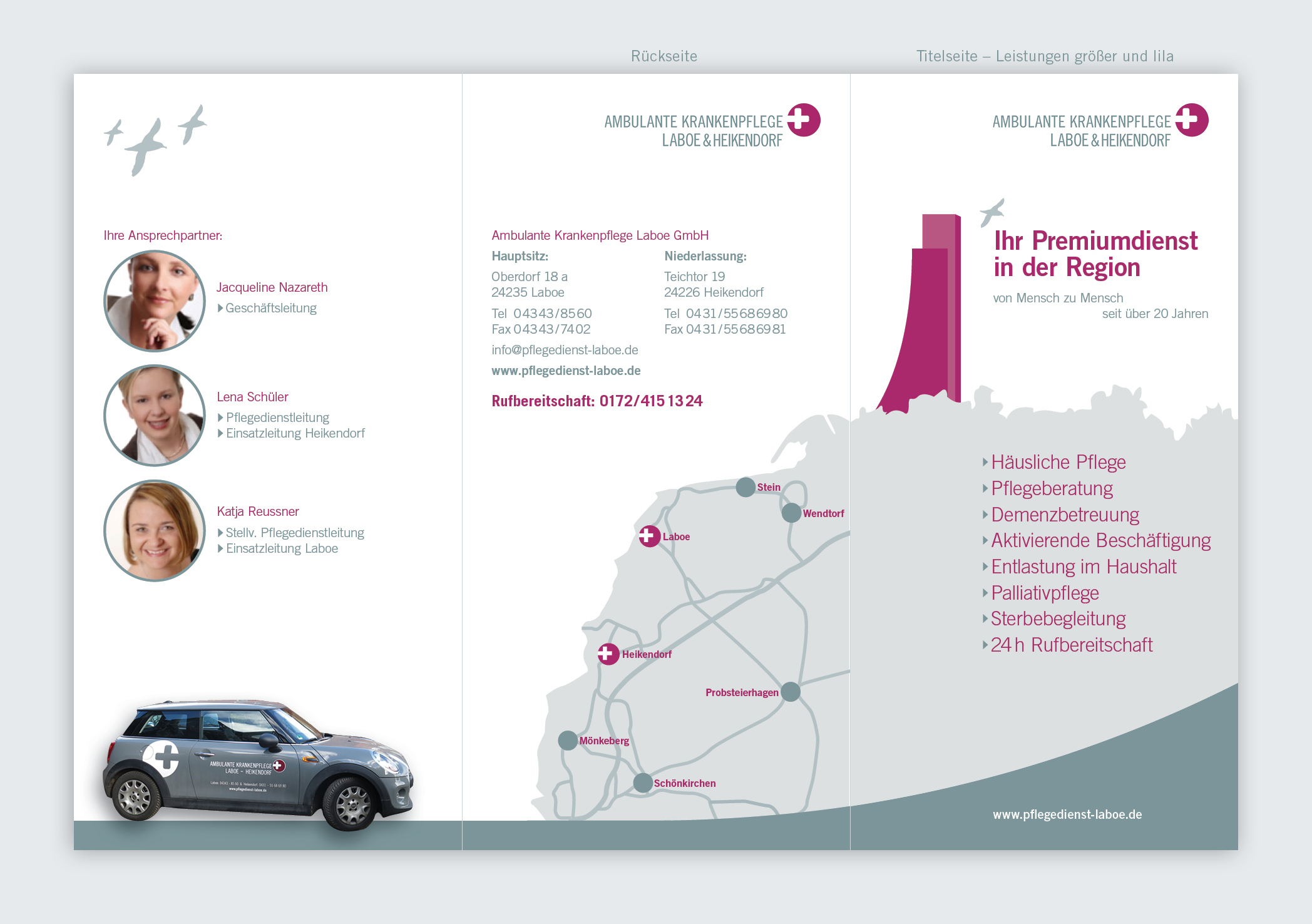 Pflegedienst sucht Flyerdesign » Flyer-Design » designenlassen.de