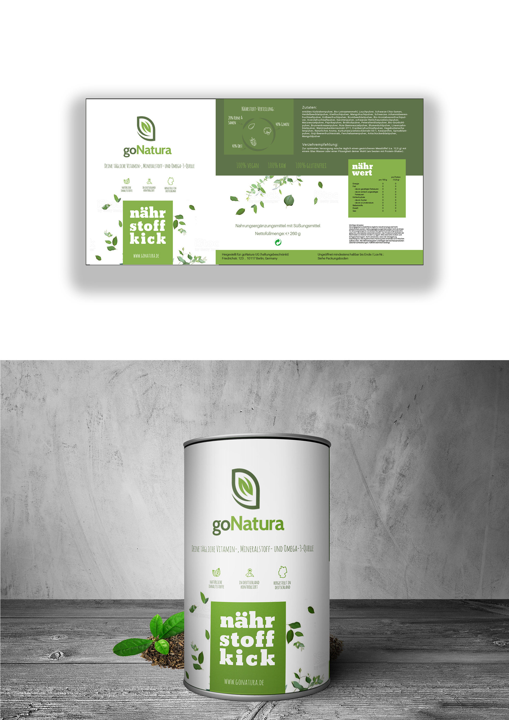 Etiketten-Design für Nahrungsergänzungsmittel » Etiketten » Briefing ...