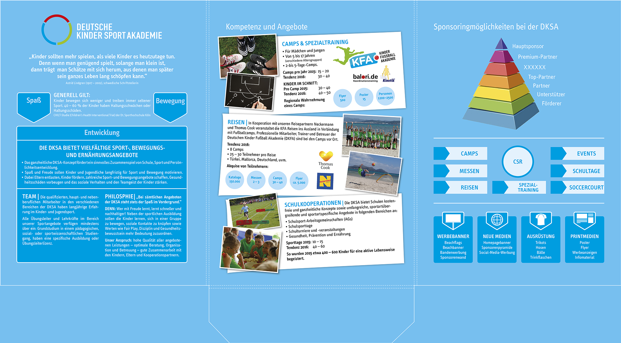 Sponsorenmappe für die Deutsche Kinder Sport Aka.. » Broschüre ...