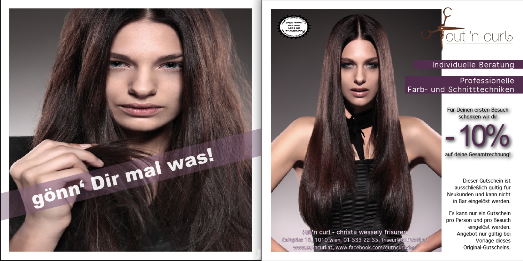 Flyer-Design für Friseursalon » Flyer-Design » designenlassen.de