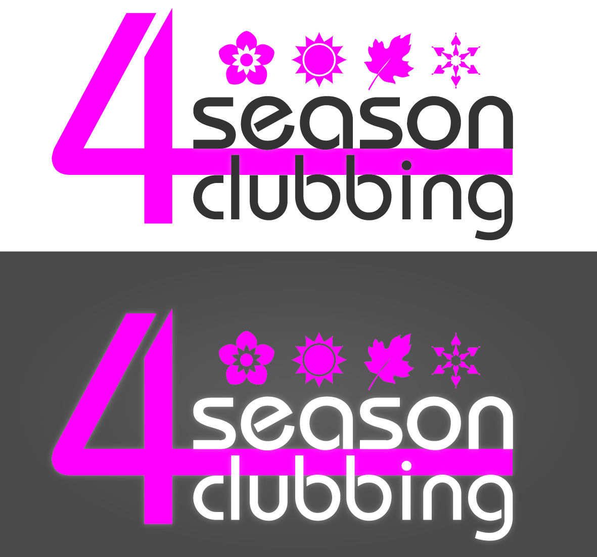 4 Season Clubbing » Logo-Design » designenlassen.de