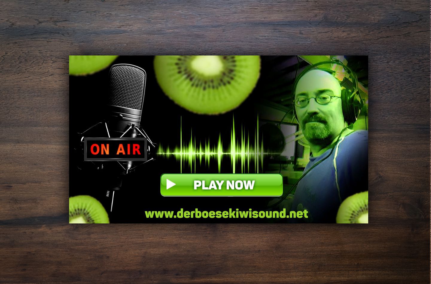Webbanner-Design für Webradio Moderator » Banner ad » designonclick.com