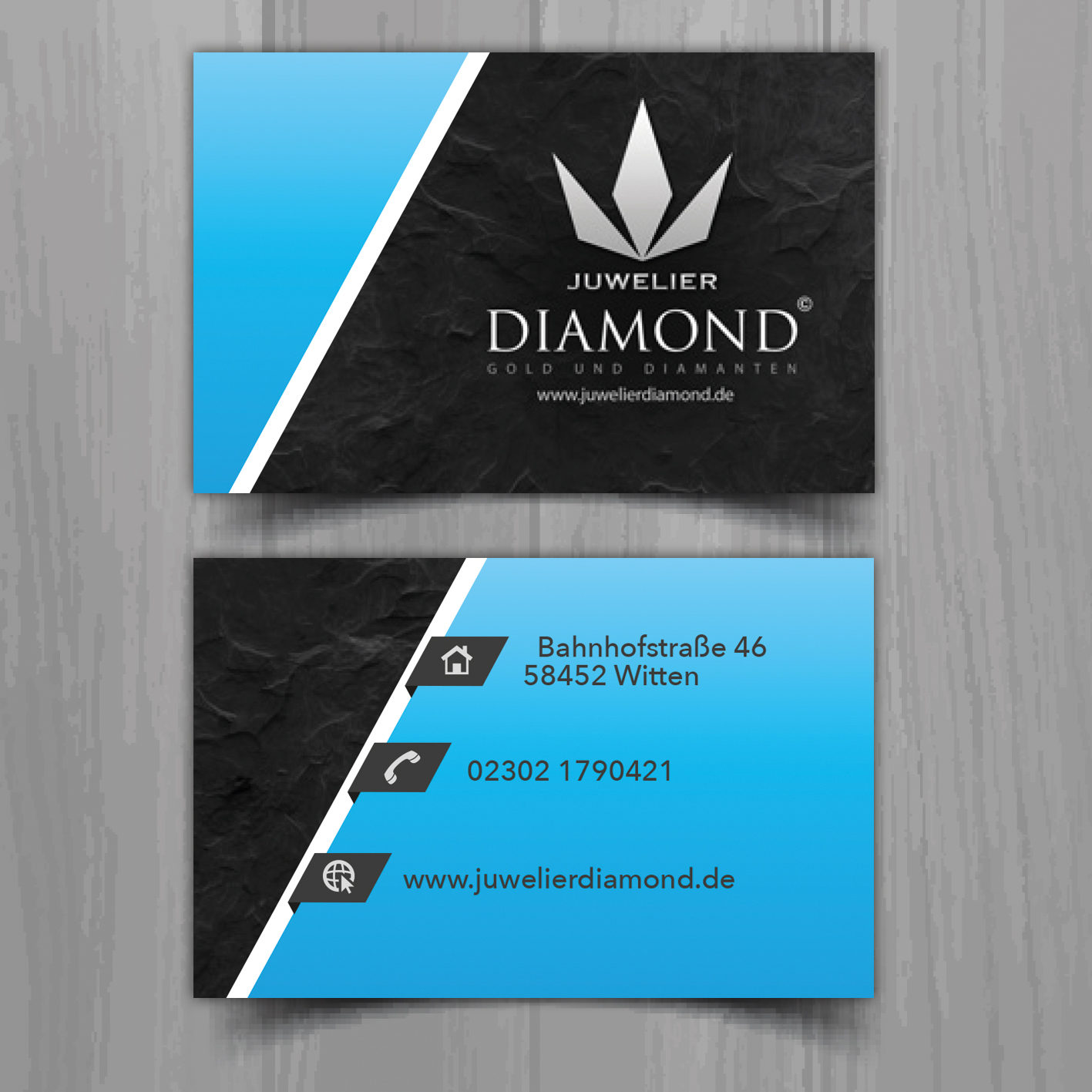 Visitenkarten-Design für Juwelier Geschäft Gold&.. » Visitenkarten ...