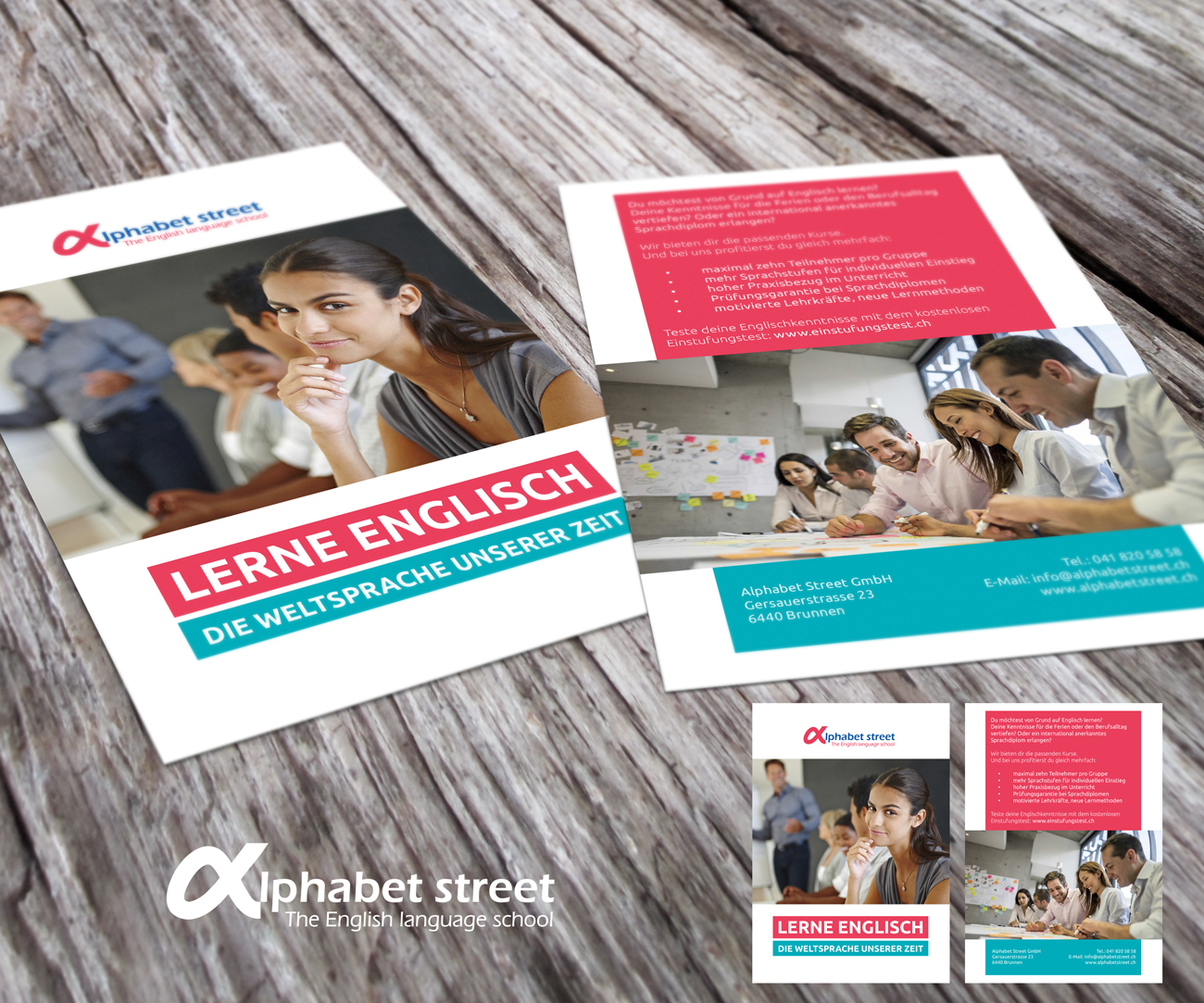 Englisch Sprachschule A5 Flyer (Doppelseitig) fü.. » Flyer-Design ...