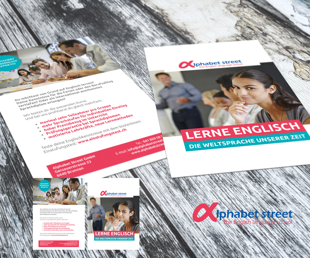 Englisch Sprachschule A5 Flyer (Doppelseitig) fü.. » Flyer-Design ...