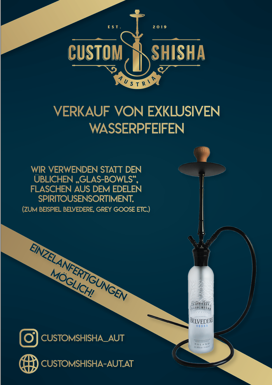 Flyer-Design für Shisha Online Shop » Flyer-Design » designenlassen.de