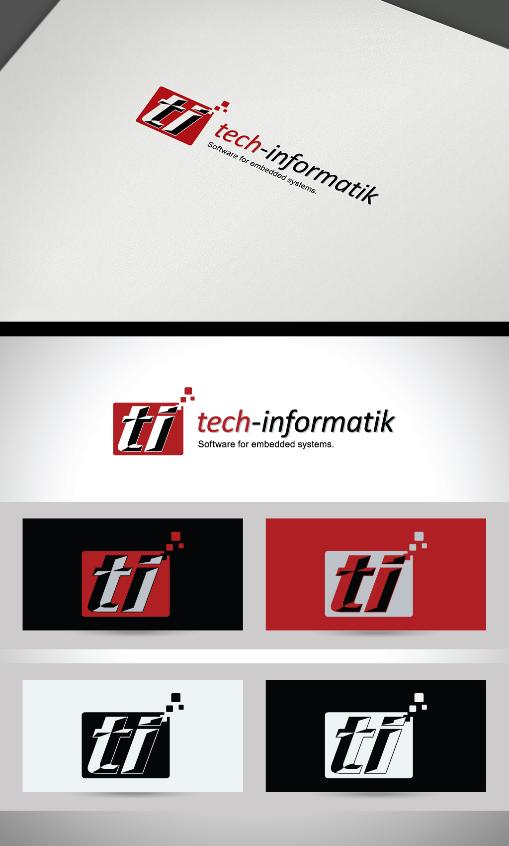 Logo für Bild/Wortmarke tech-informatik » Logo-Design » designenlassen.de