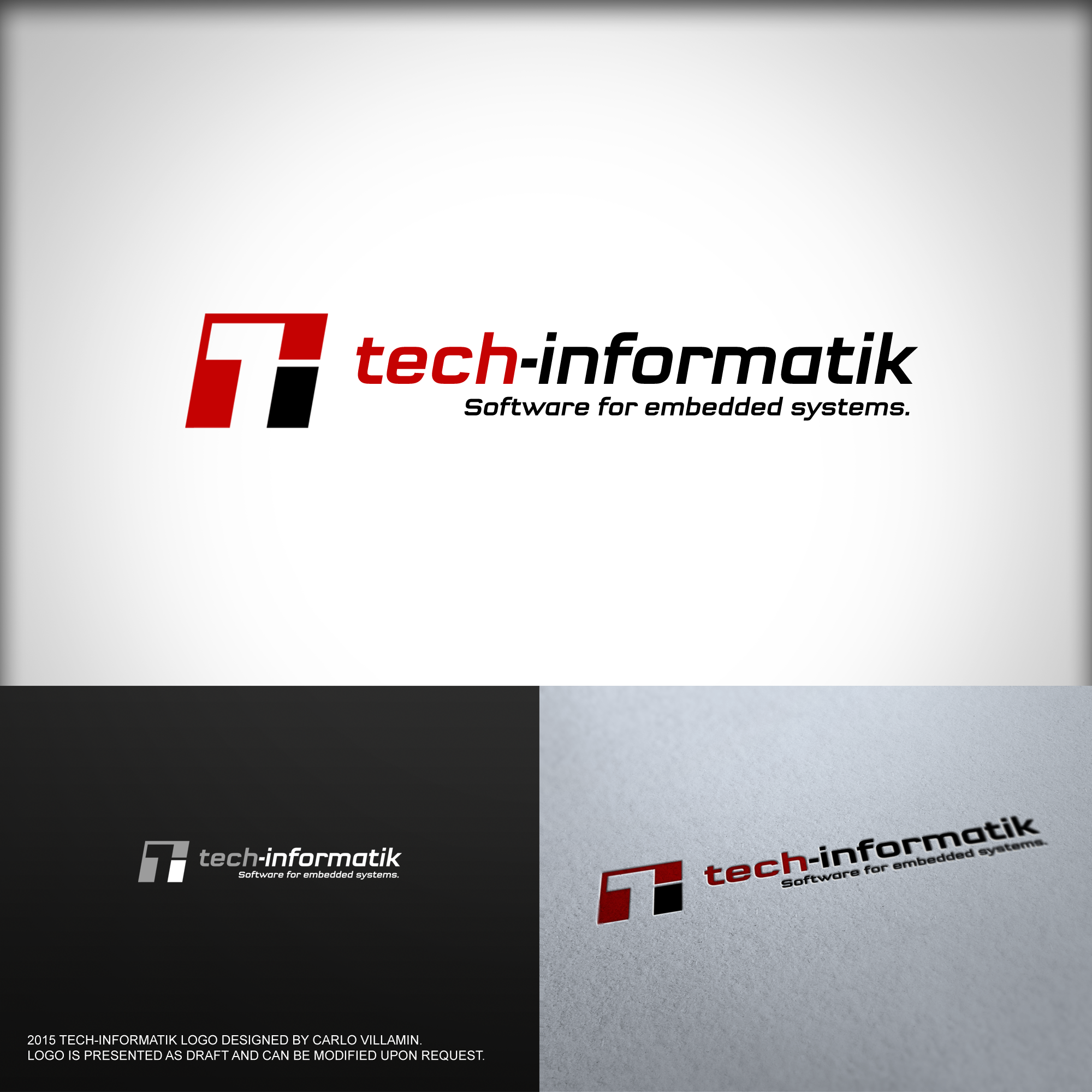Logo für Bild/Wortmarke tech-informatik » Logo-Design » designenlassen.de