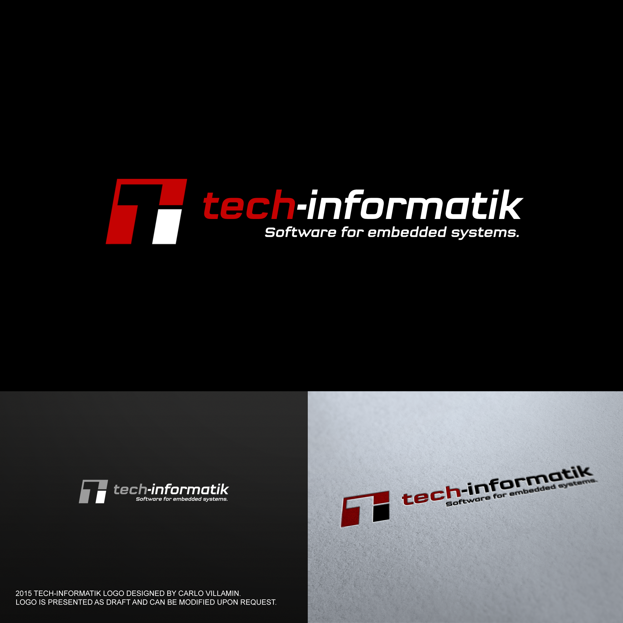 Logo für Bild/Wortmarke tech-informatik » Logo-Design » designenlassen.de