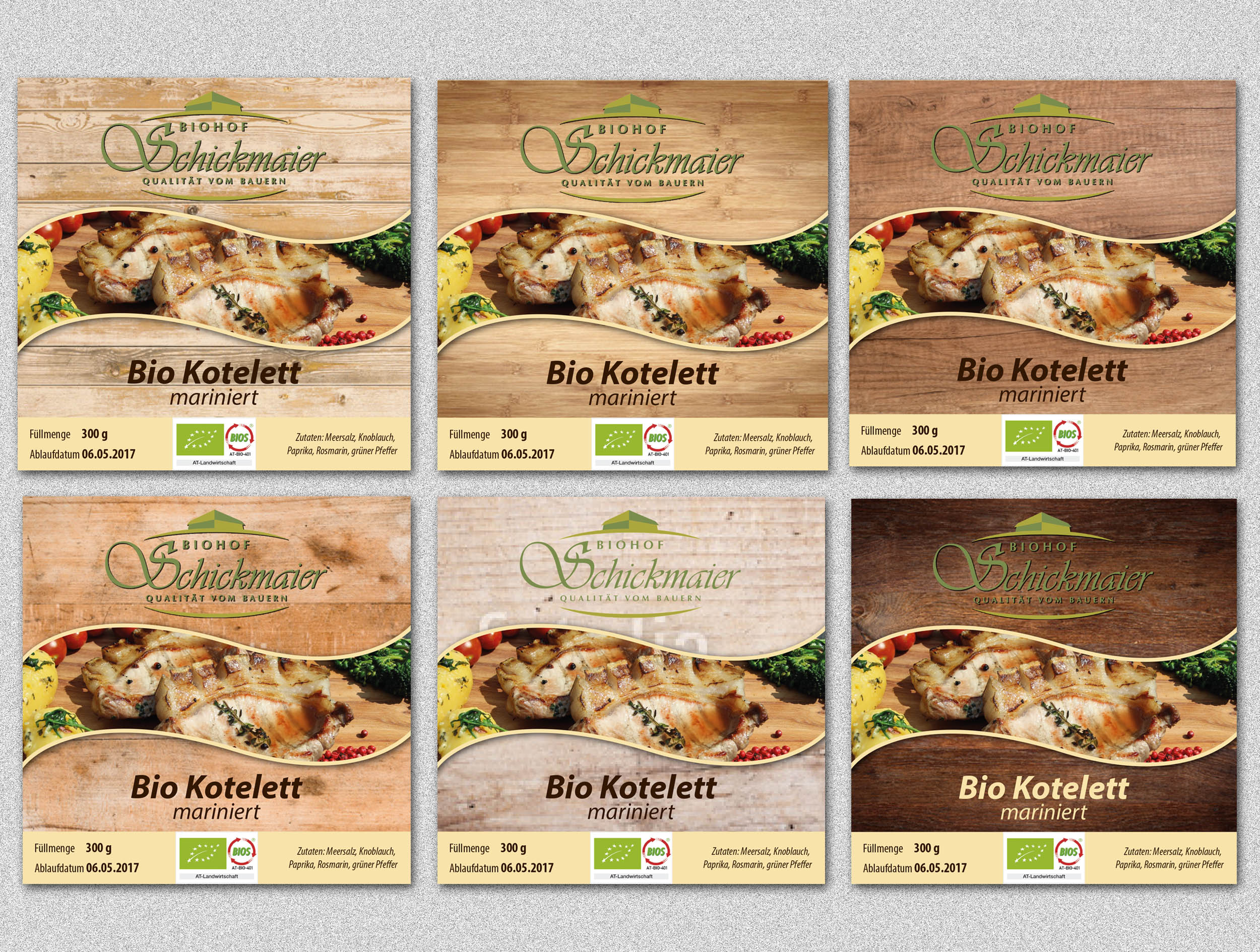 Etiketten für verschiedene Lebensmittel » Etiketten » designenlassen.de