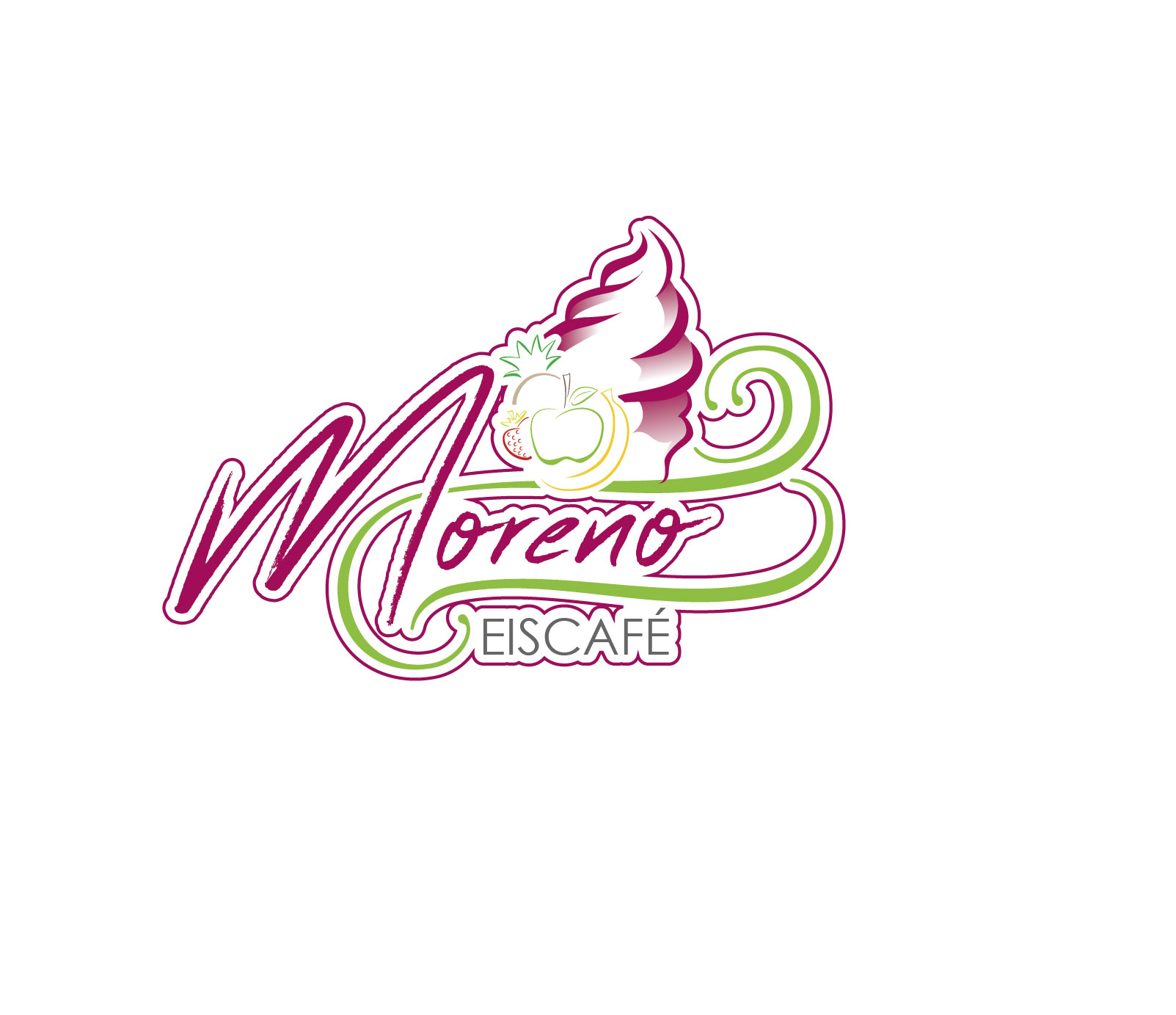 Eiscafé Moreno » Logo-Design » designenlassen.de
