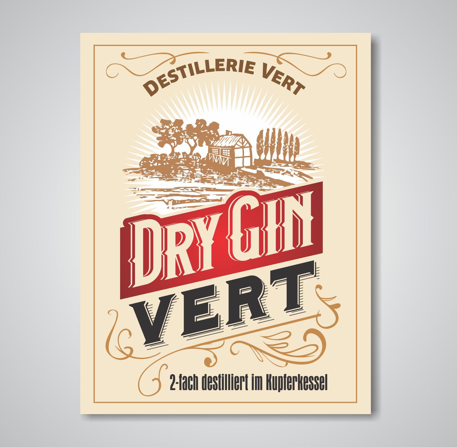Etiketten-Design für Gin » Etiketten » Briefing » designenlassen.de