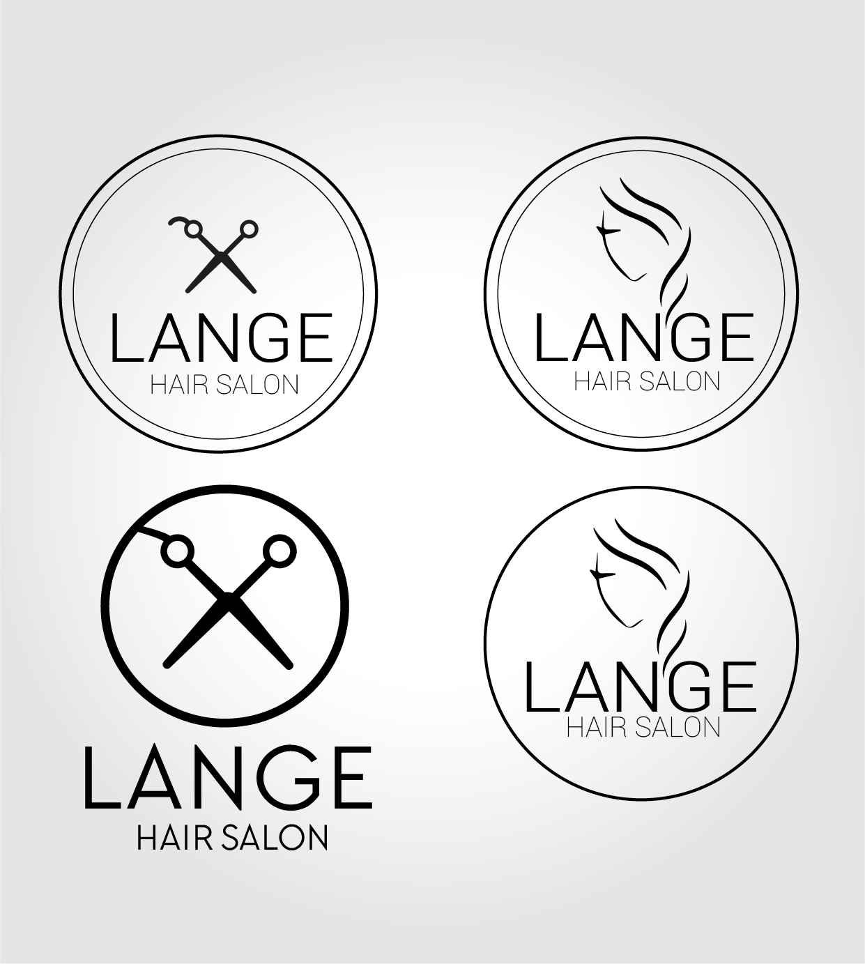 Logo-Design für Friseur Salon der in der Neuzeit.. » Logo-Design ...
