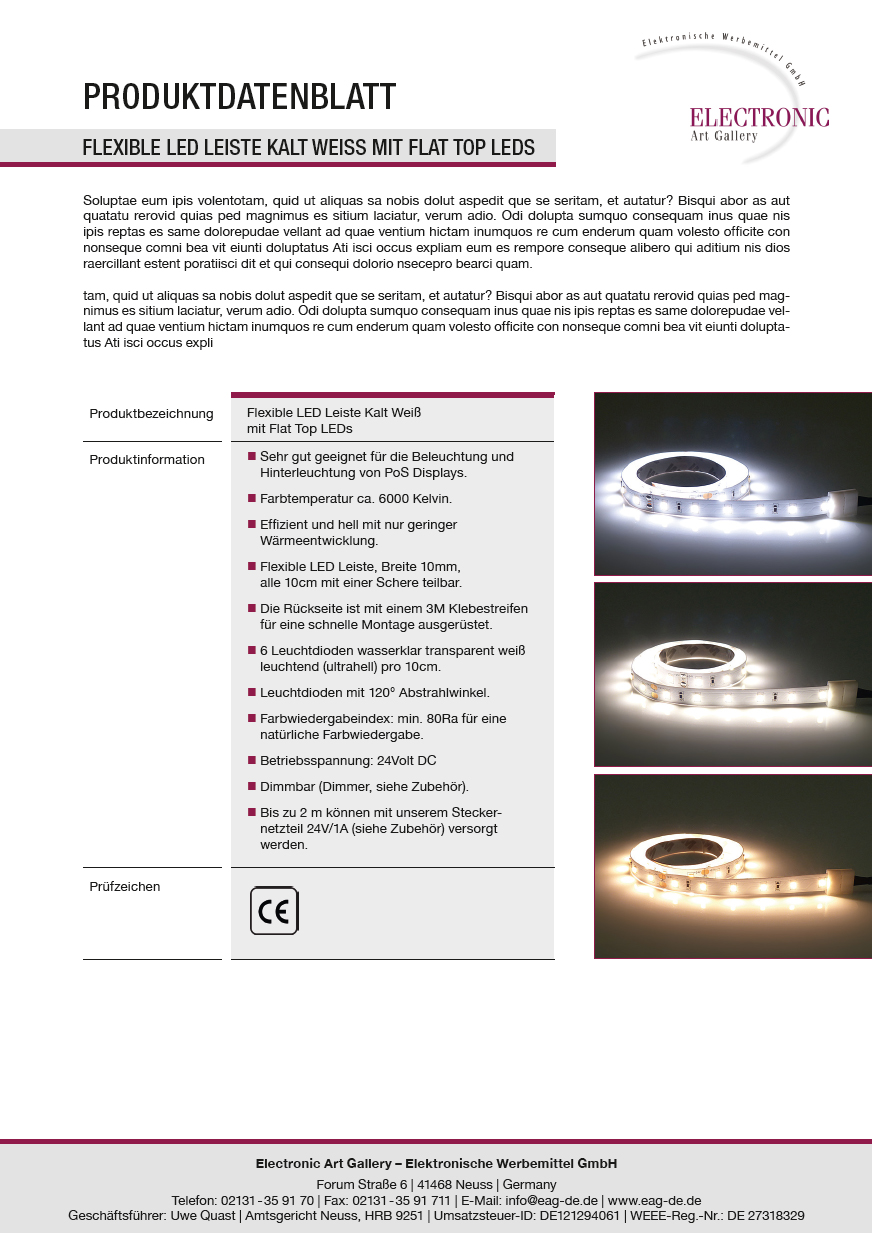 Erstellung von Datenblatt-Template » Geschäftspapiere » designenlassen.de