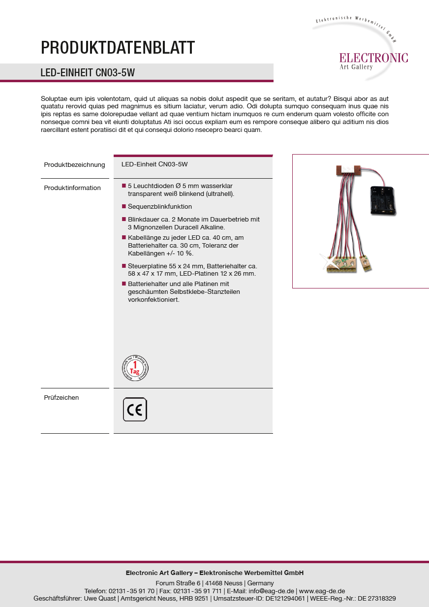 Erstellung von Datenblatt-Template » Geschäftspapiere » designenlassen.de