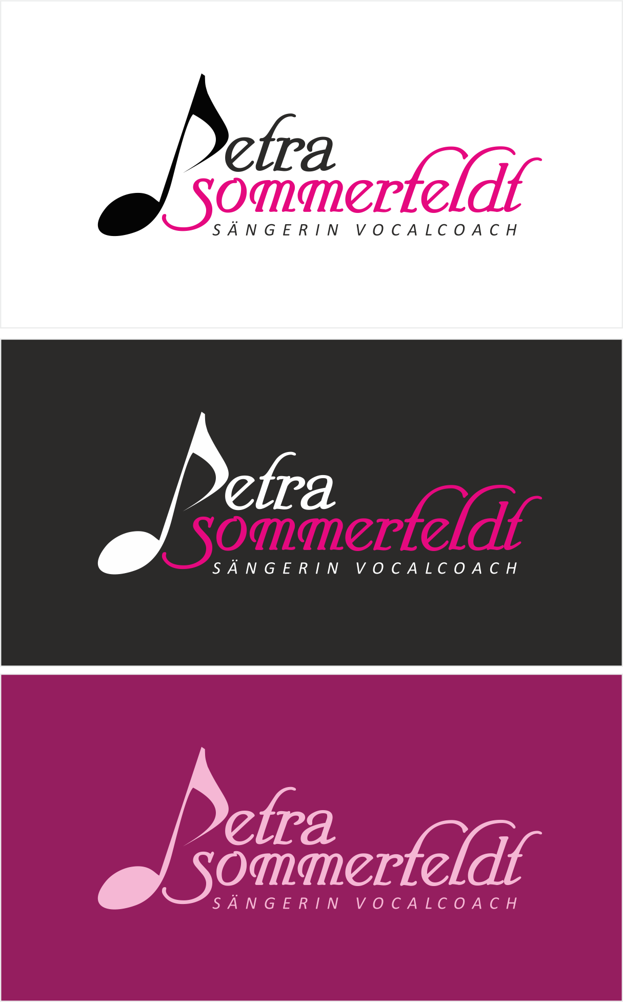 Logo für Sängerin/Vocal Coach » Logo-Design » Briefing » designenlassen.de