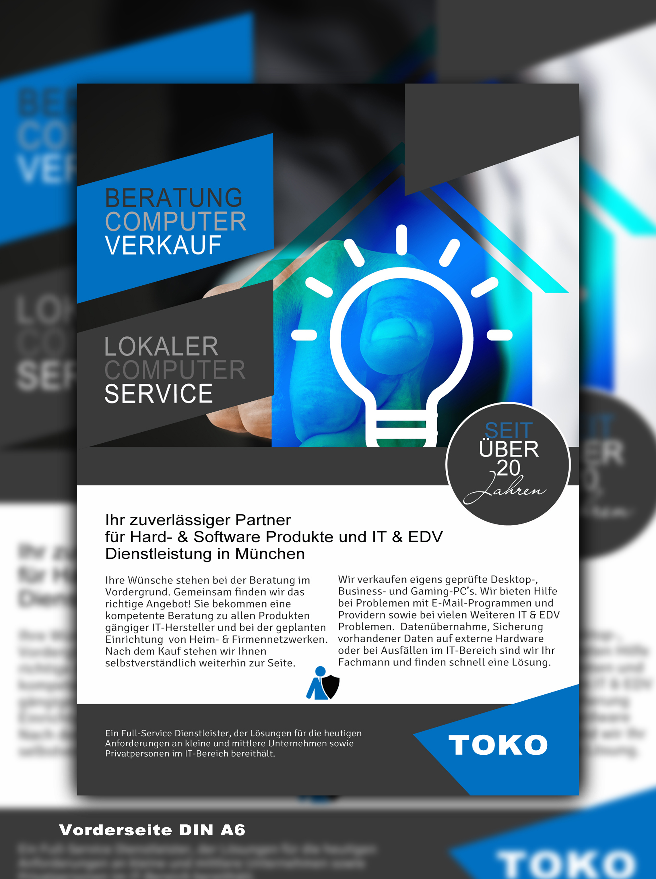 Flyer-Design für IT Firma » Flyer-Design » Briefing » designenlassen.de