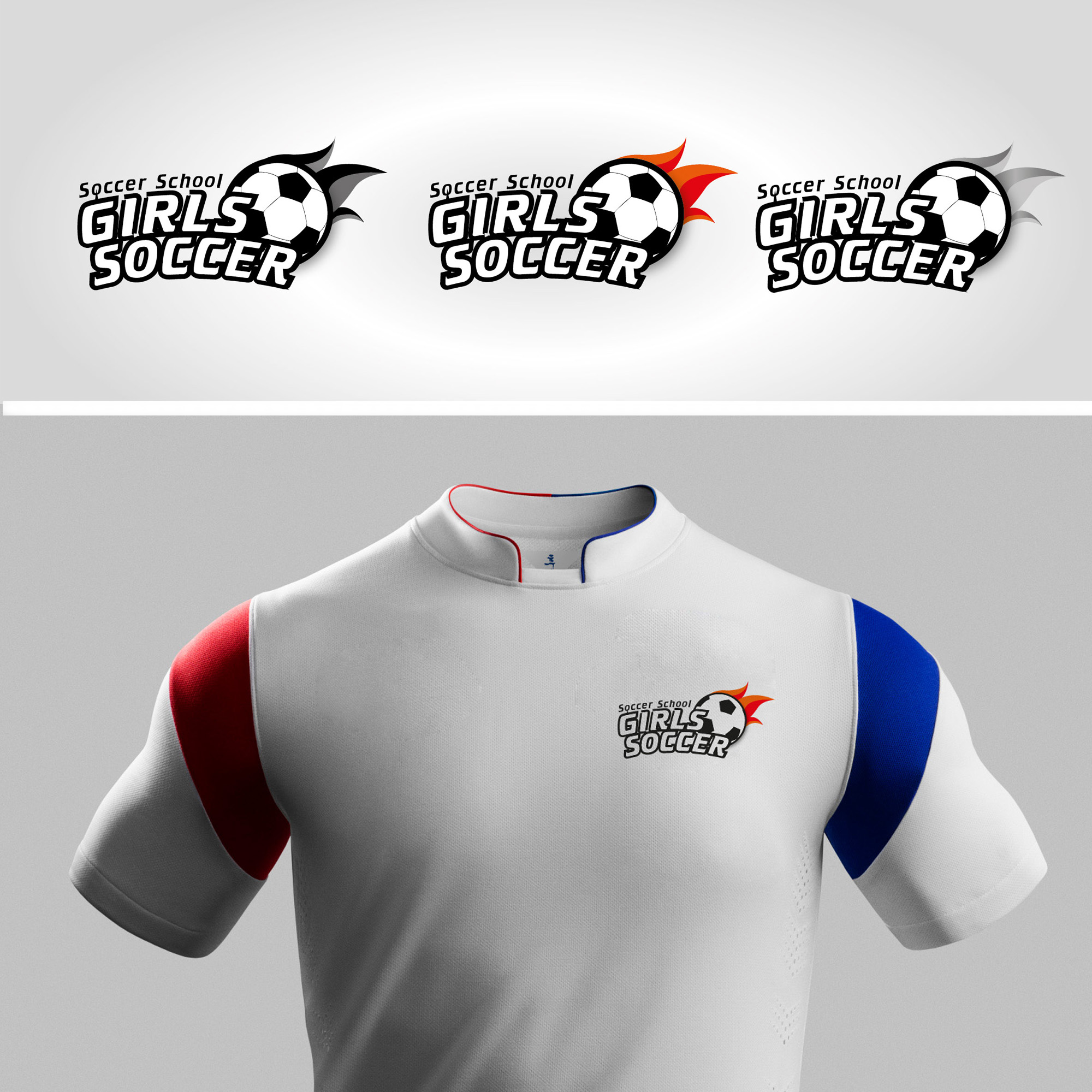 Logo Mädchenfussball Girls Soccer School » Logo-Design » designenlassen.de