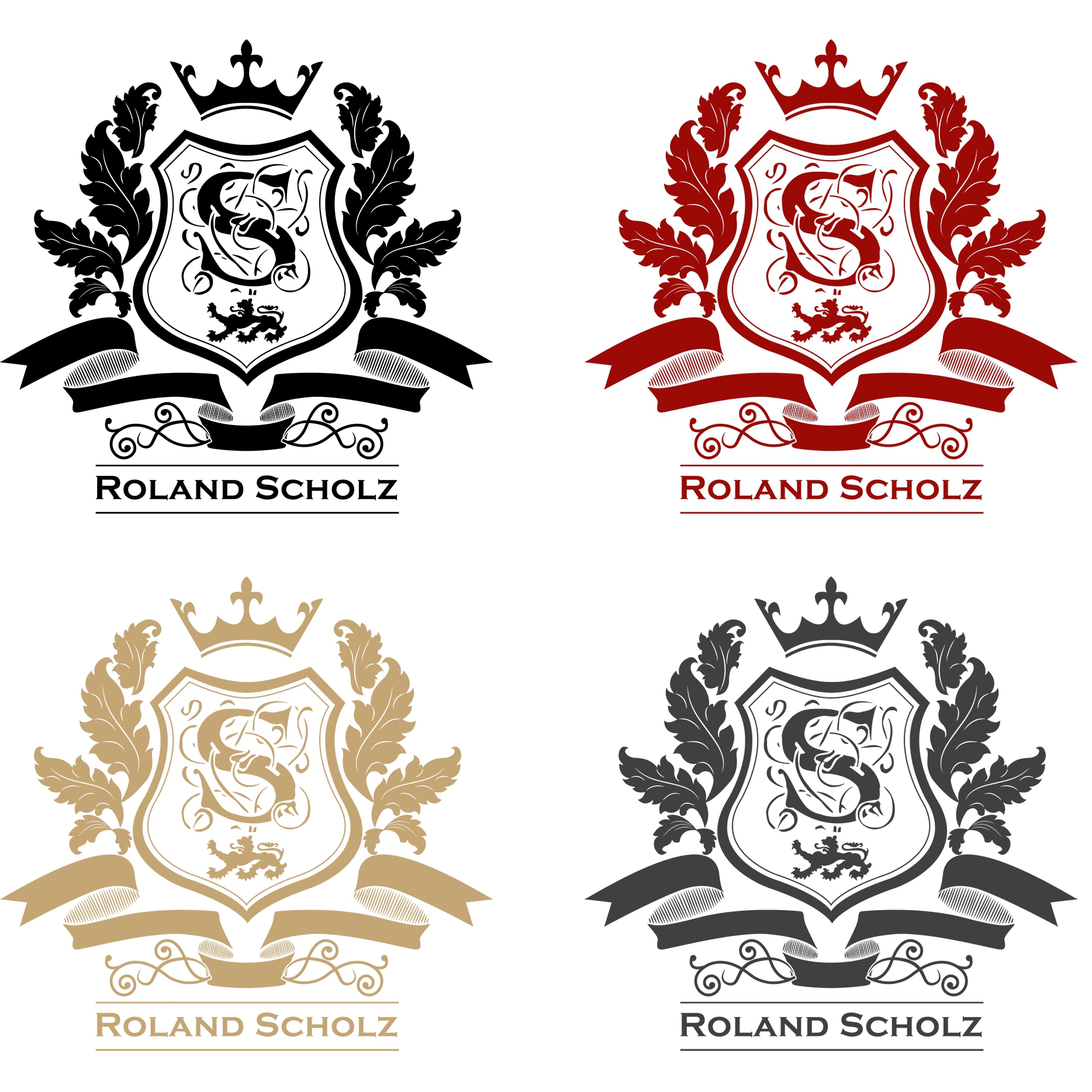 Wappen/Logo für die Familie » Etiketten » designenlassen.de