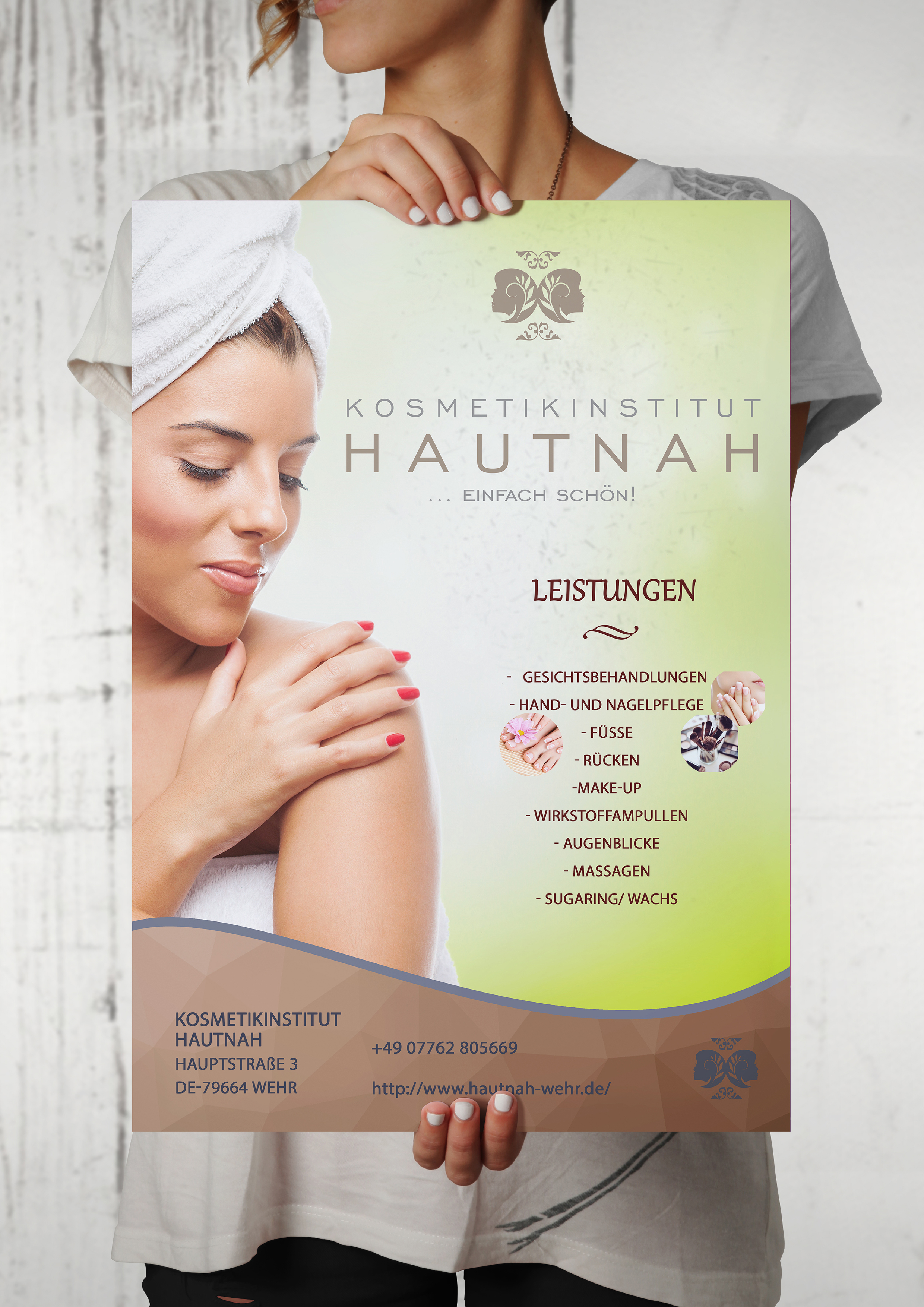 Plakat-Design für Kosmetikinstitut » poster design » designonclick.com