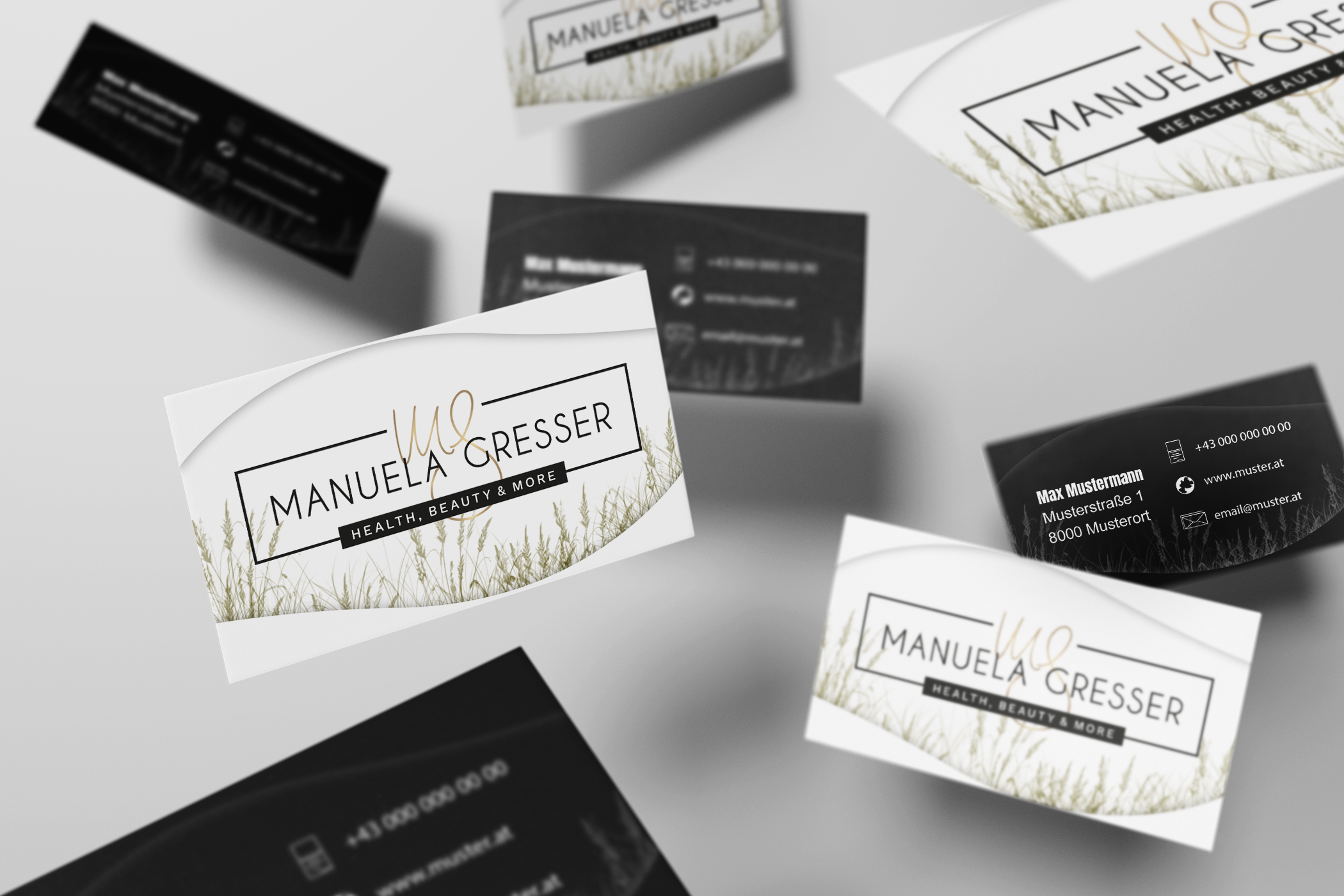 Visitenkarten-Design für das Business mit Gesund.. » Visitenkarten ...