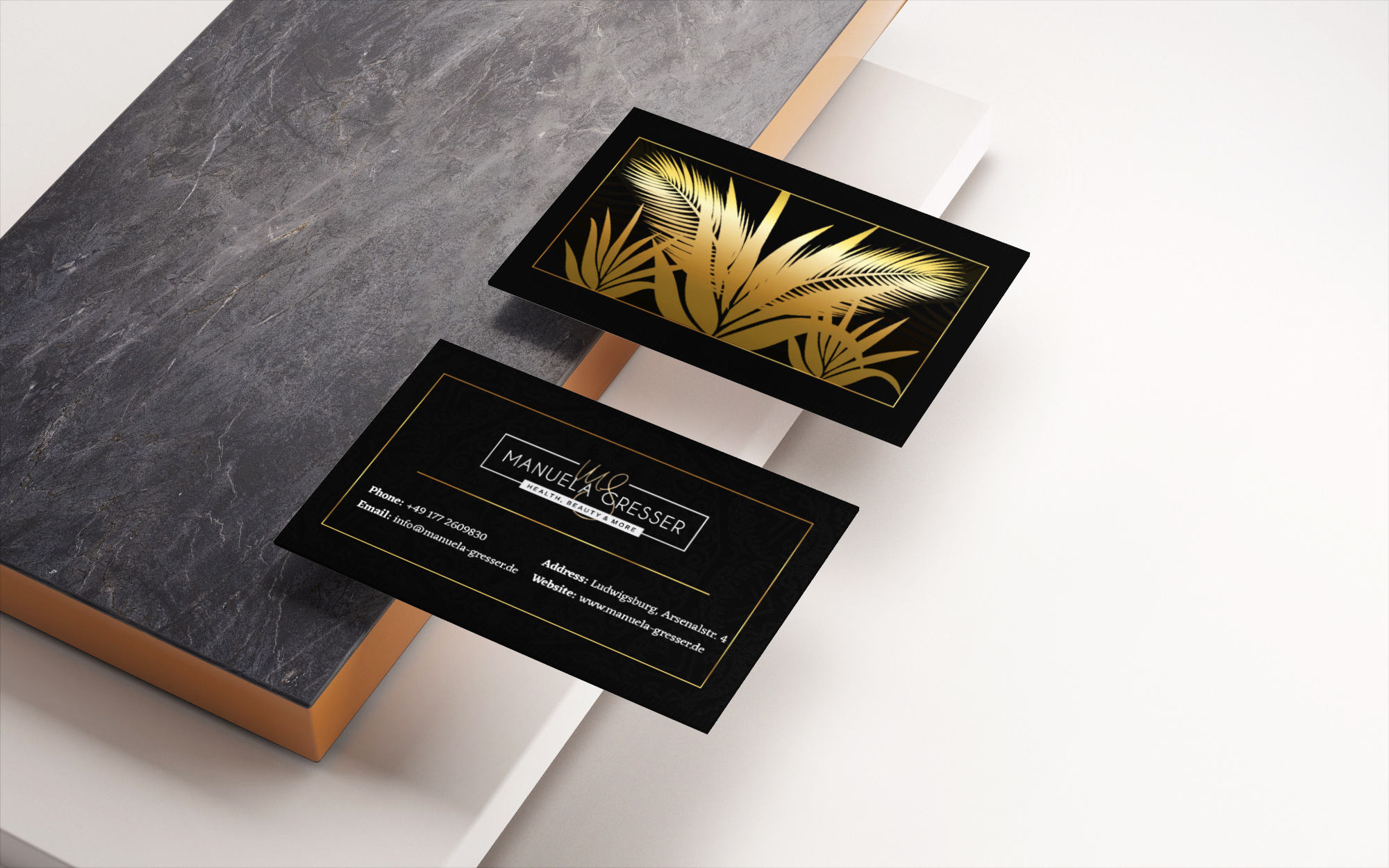 Visitenkarten-Design für das Business mit Gesund.. » Visitenkarten ...