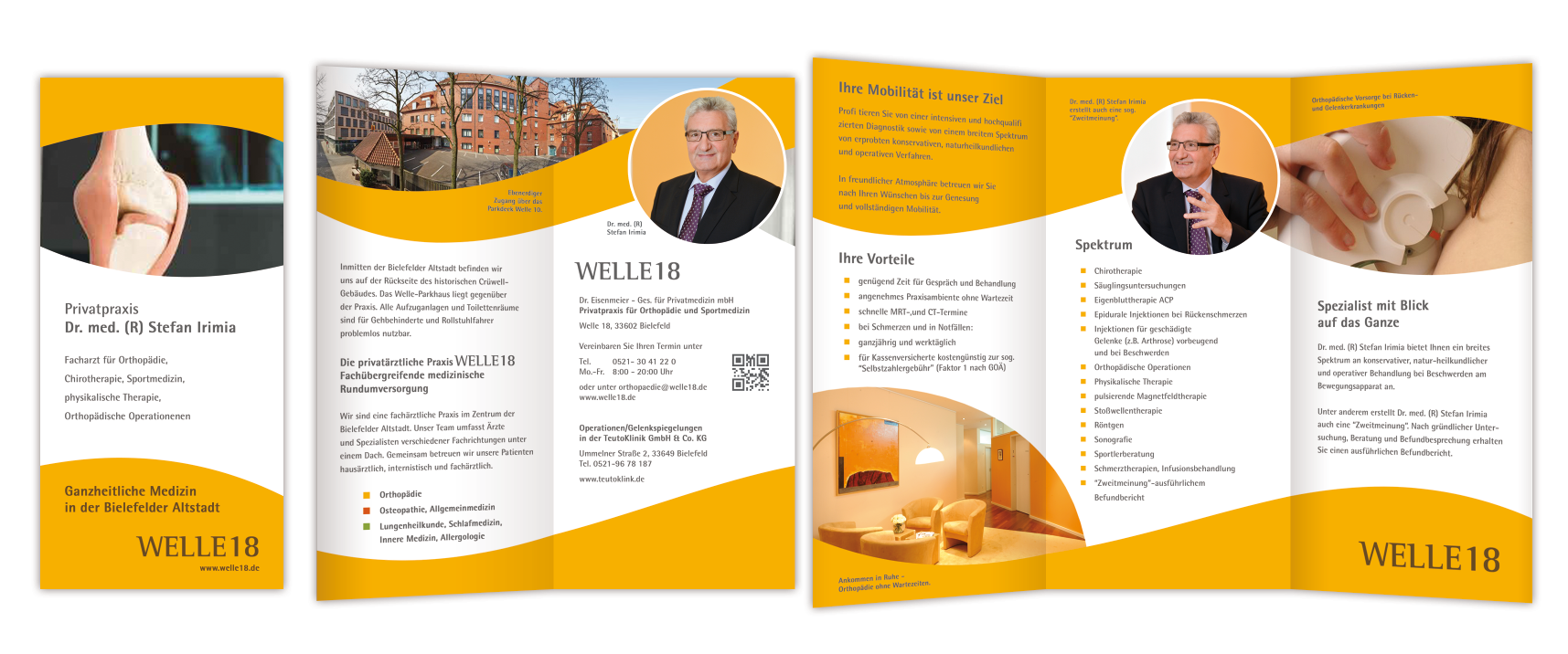 Flyer für Arztpraxis » Flyer design » Design briefing » designonclick.com
