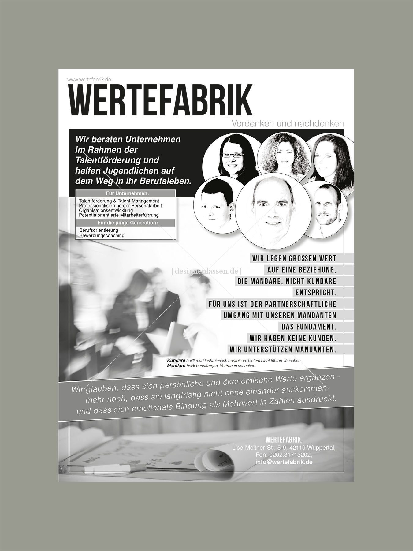 Infoblatt » Flyer-Design » designenlassen.de