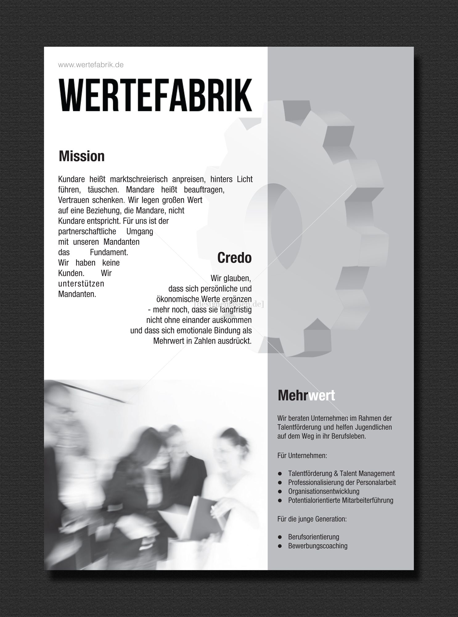 Infoblatt » Flyer-Design » designenlassen.de