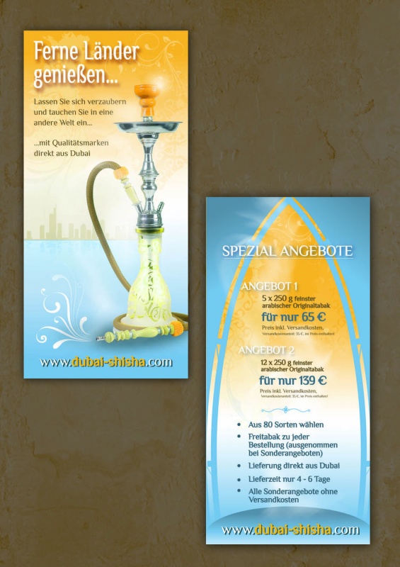 Dubai-shisha.com » Flyer-Design » designenlassen.de