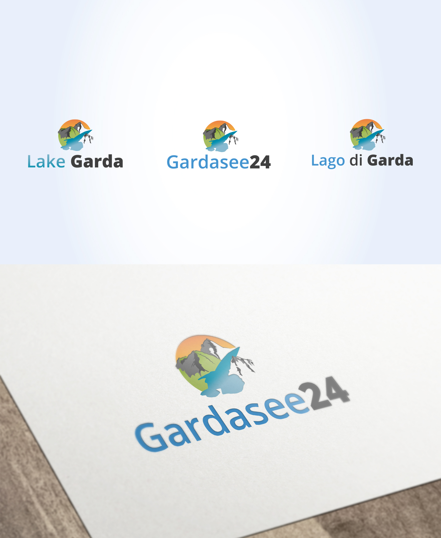 Logo-Design für Gardasee24, Lake Garda, Lago di .. » Logo-Design ...