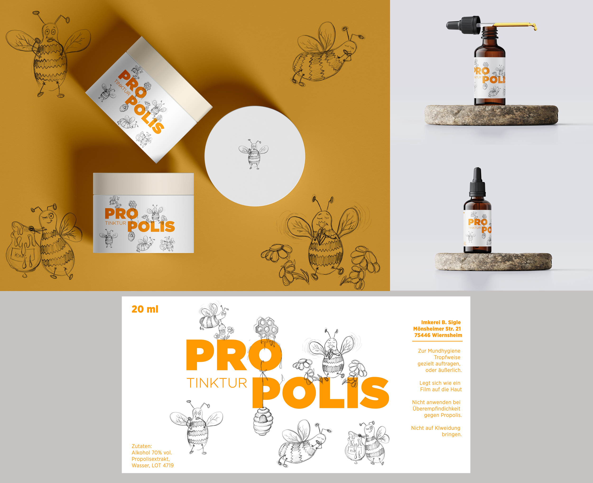 Etiketten-Design für Propolis » Etiketten » Briefing » designenlassen.de