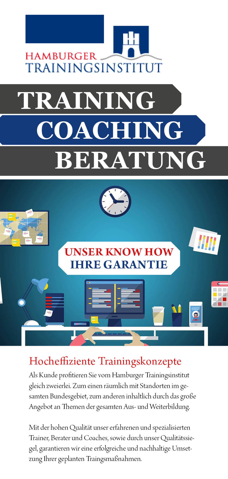 Flyer-Design für Weiterbildungsinstitut » Flyer-Design » designenlassen.de