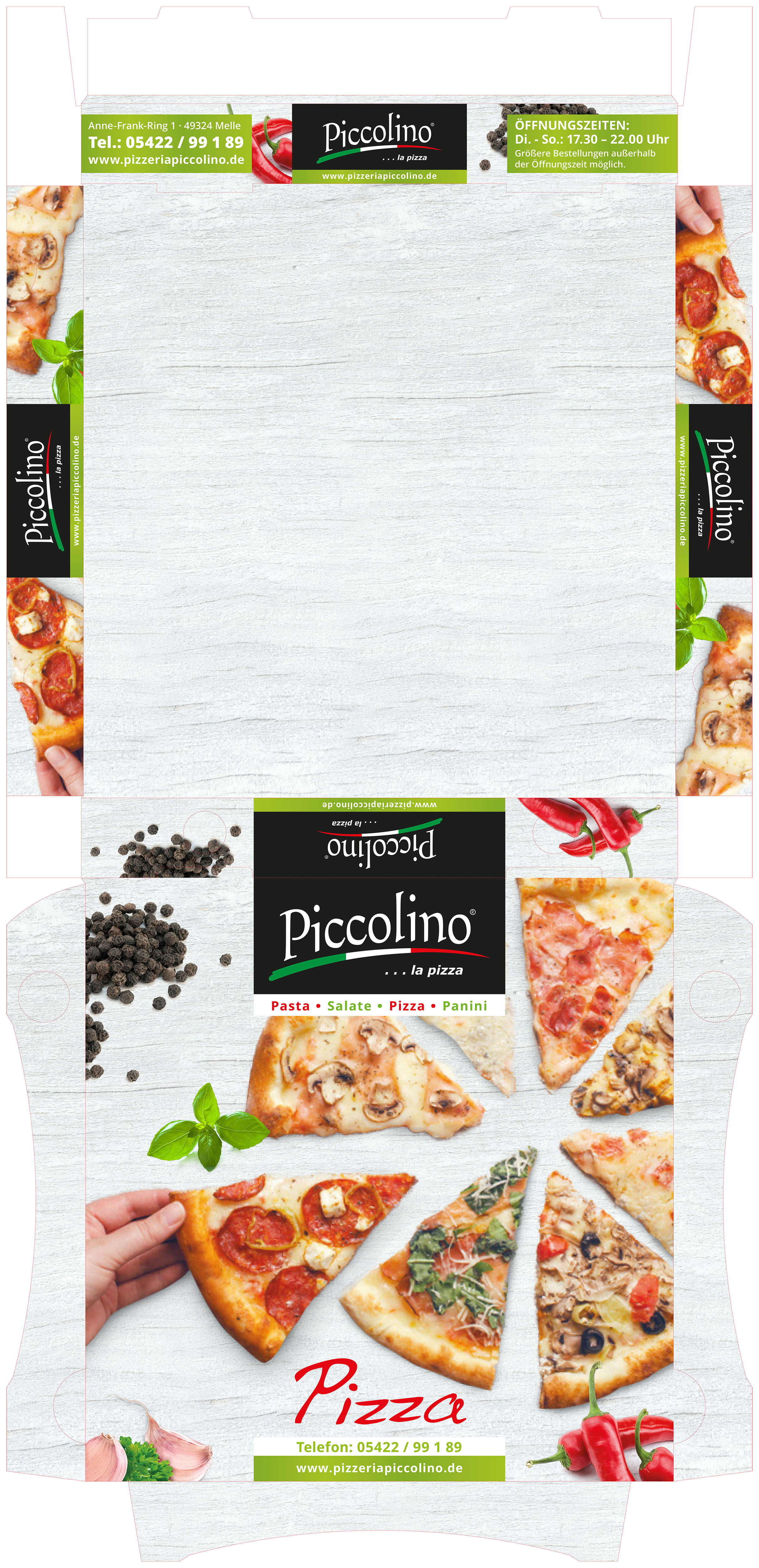 Verpackungen für Pizzakarton » Verpackungen » designenlassen.de