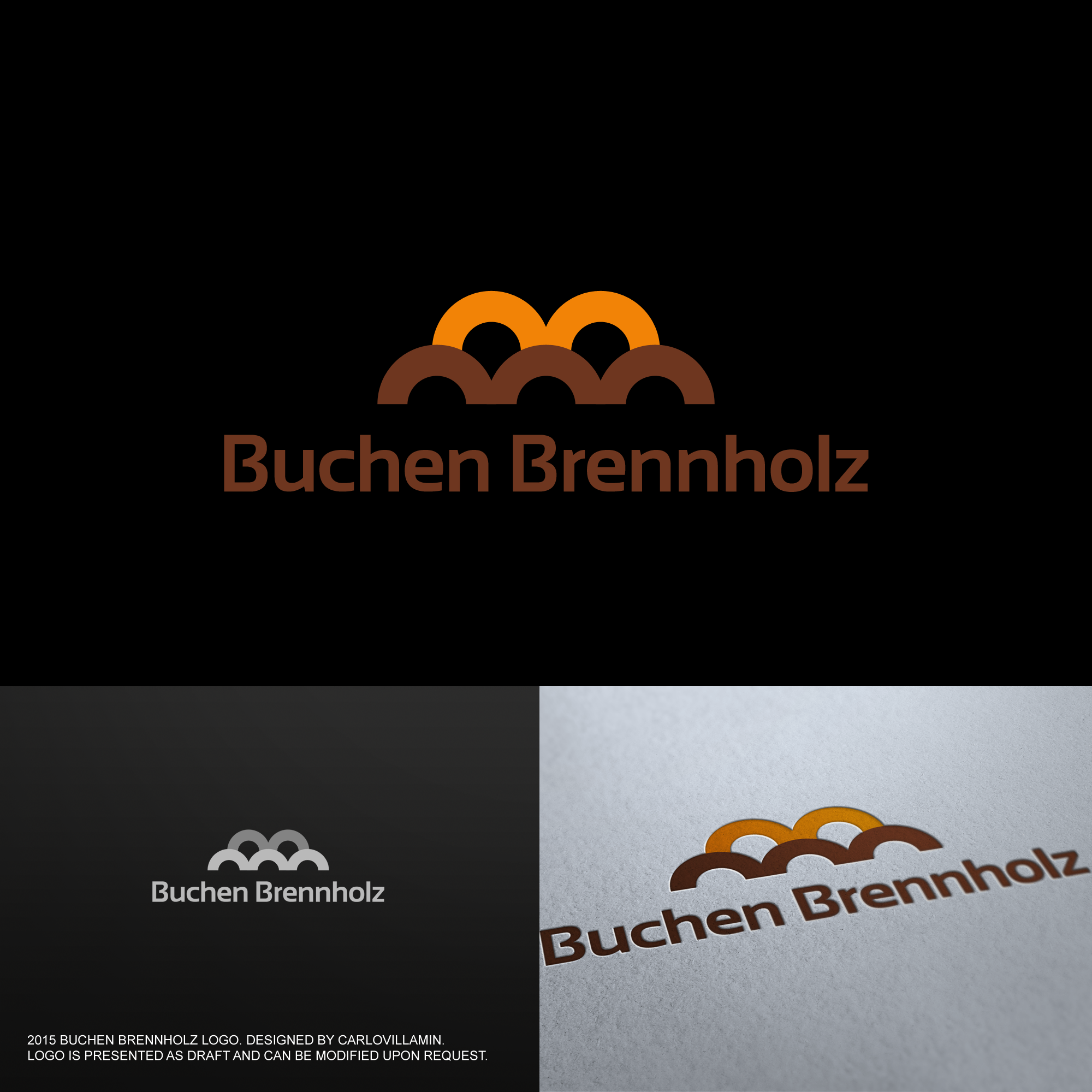 Buchen Brennholz » Logo-Design » designenlassen.at