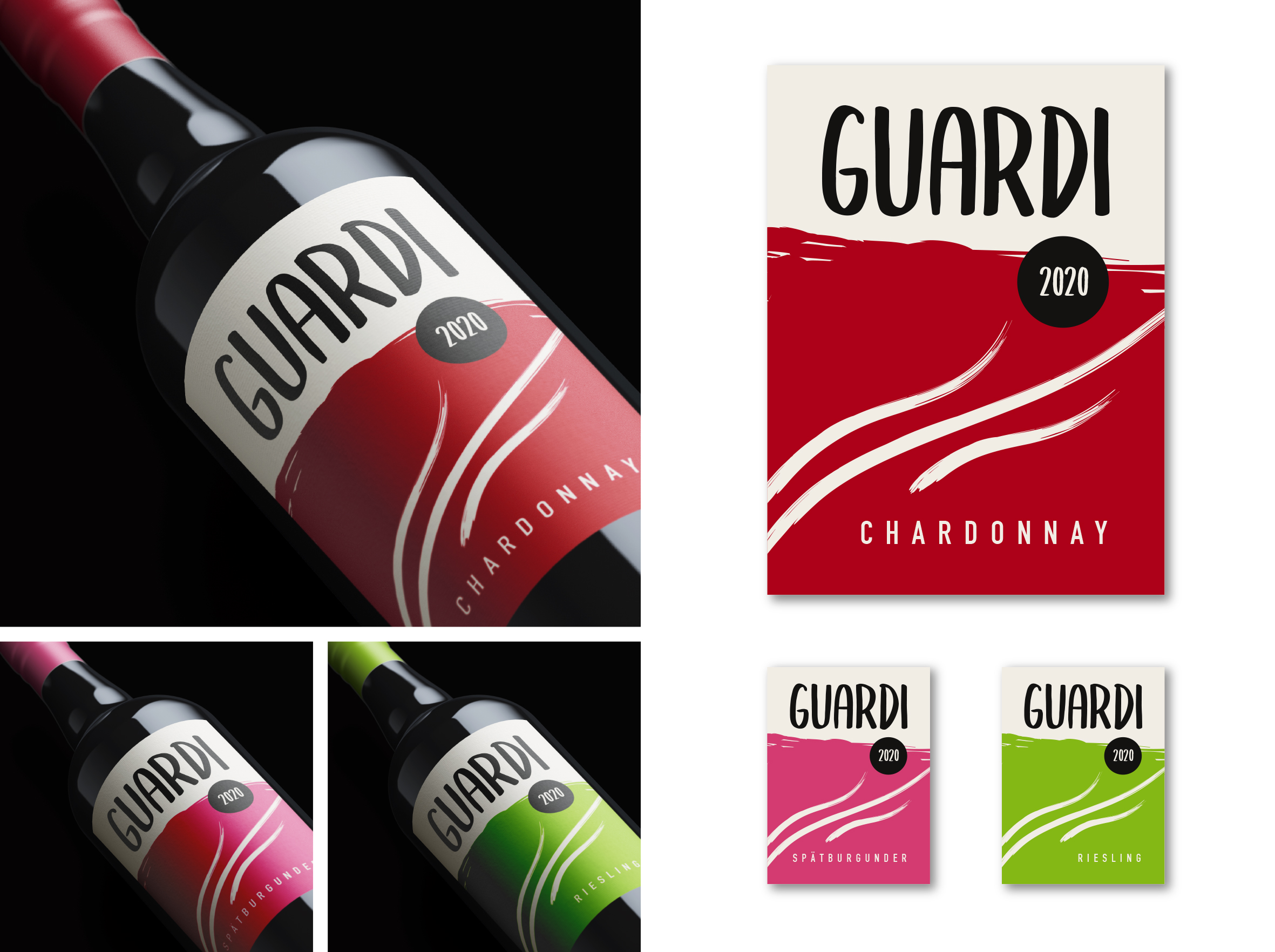 Etiketten-Design für Rotwein » Etiketten » Briefing » designenlassen.de