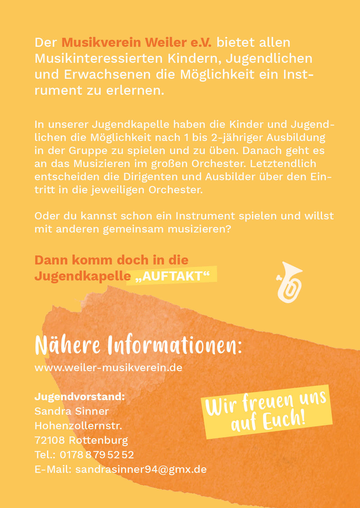 Flyer-Design für Musikverein - Jugendkapelle » Flyer-Design ...