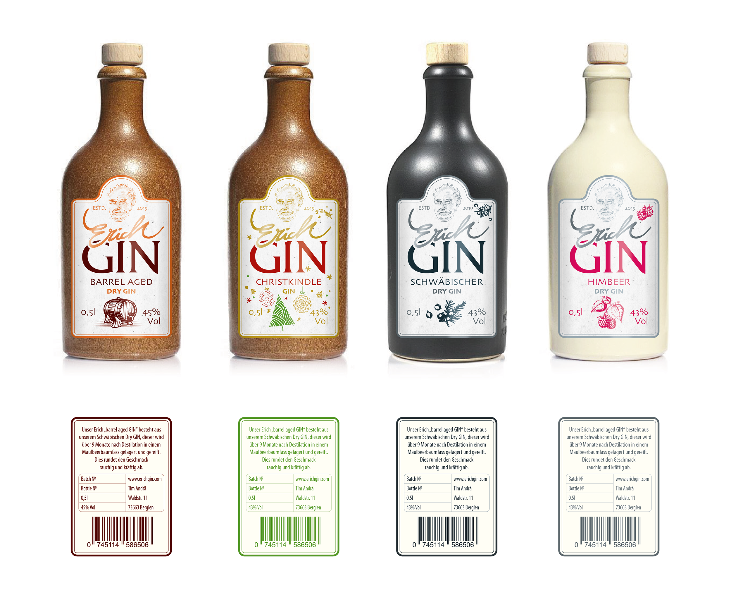 Etiketten-Design für Premium Gin » Etiketten » Briefing » designenlassen.de